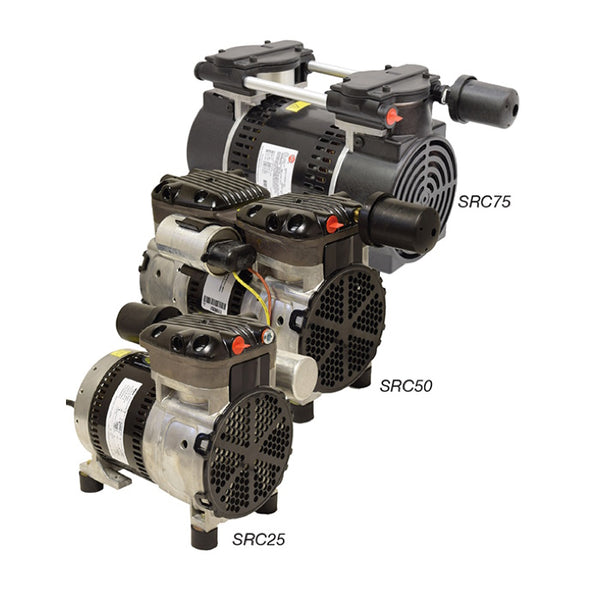 EasyPro SRC75 3/4hp Dual Rocking Piston Compressor - Splashy McFun