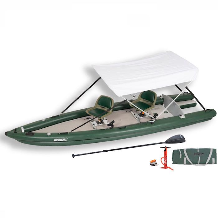 Sea Eagle FishSkiff 16 Inflatable Fishing Boat - Splashy McFun
