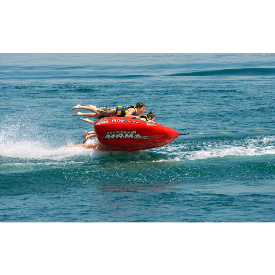 Rave Sports Mega Mambo 4 Person Towable Boat Tube - Splashy McFun